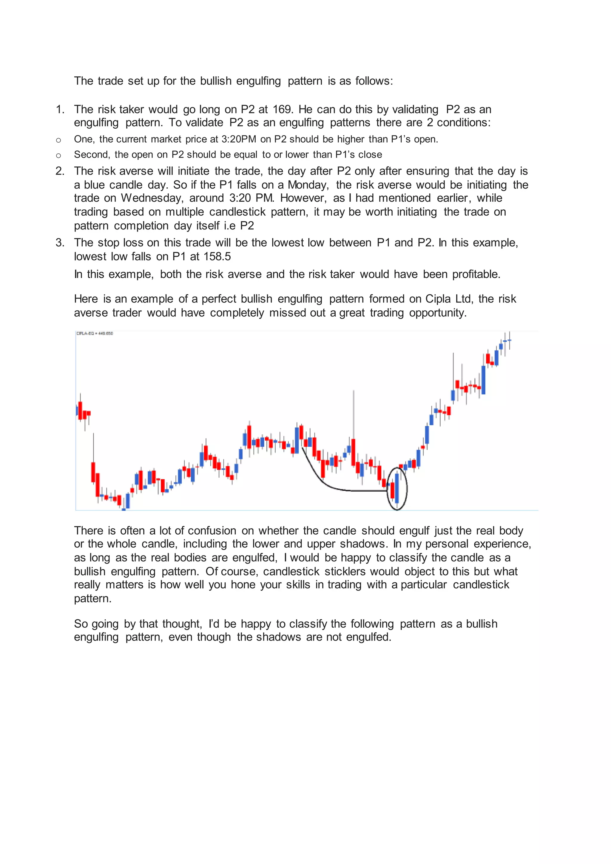 Multiple candles pattern | DOCX