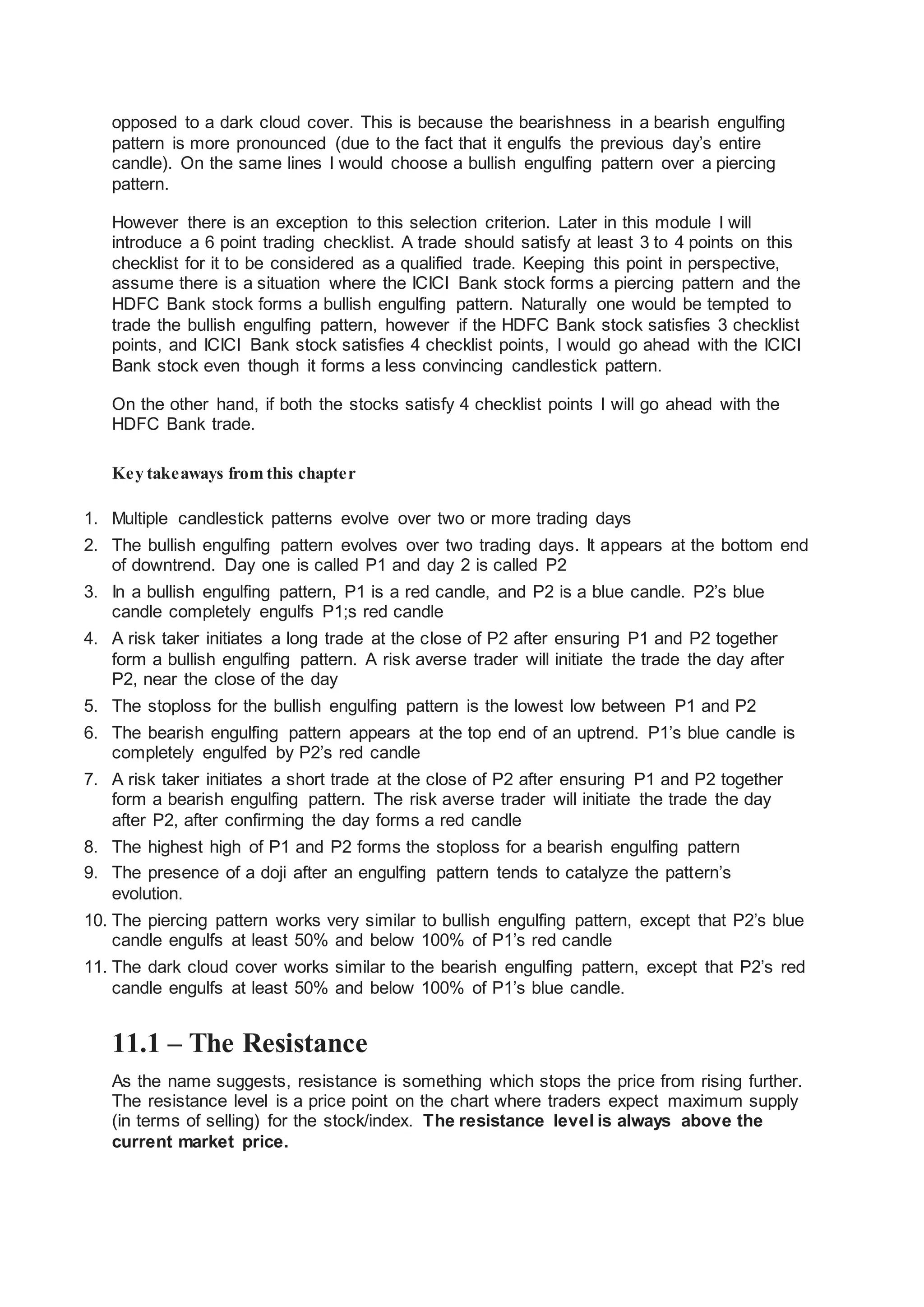 Multiple candles pattern | DOCX
