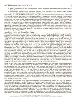 Multiple Case Studies on the Impact of Apprenticeship of Observation on ...