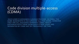 Multiple cellular techniques in cellular networks | PPTX | Computer Networking | Computing