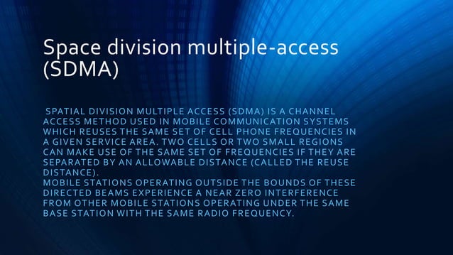 Multiple Cellular Techniques In Cellular Networks Pptx Computer Networking Computing