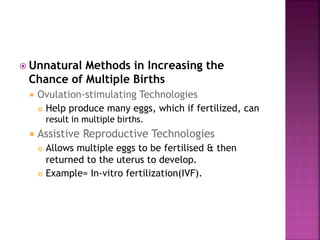 Multiple Childbirth Complications | PPTX