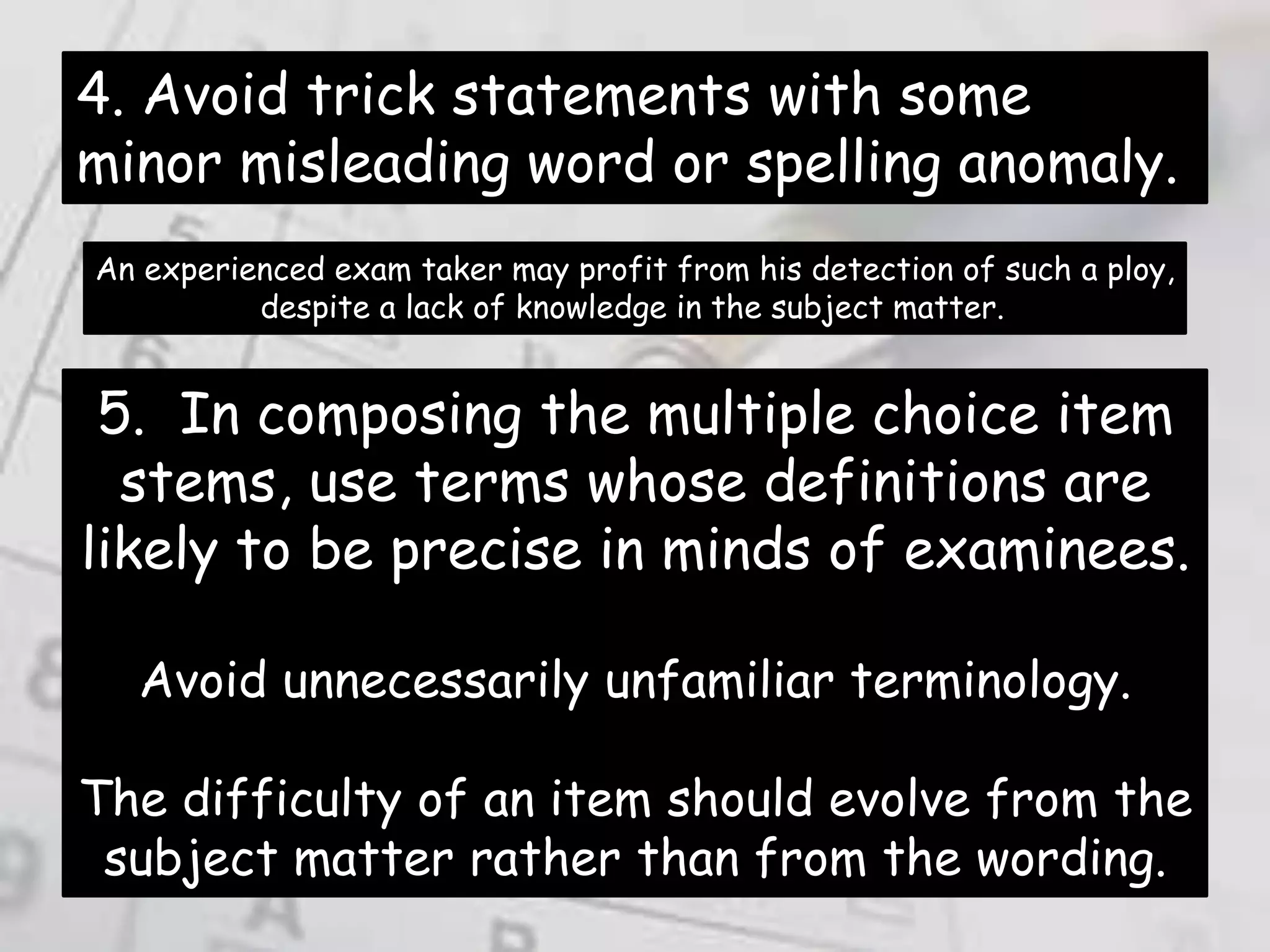 Multiple choice | PPTX