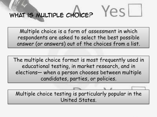 Multiple choice | PPT