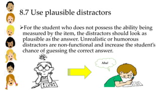 Some Guidelines in Making Multiple Choice Exam | PPTX