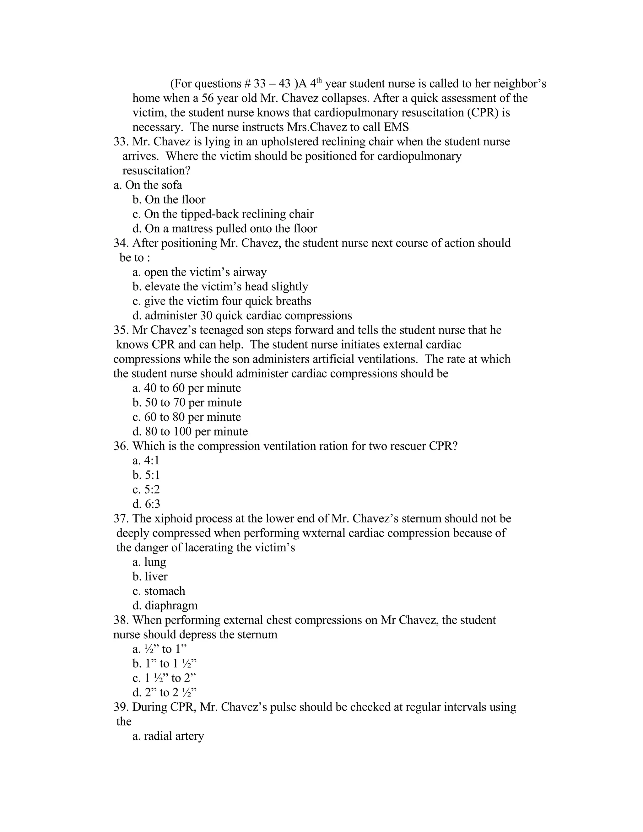 An example of Multiple Choice Fill In The Blanks for Assessment Of ...
