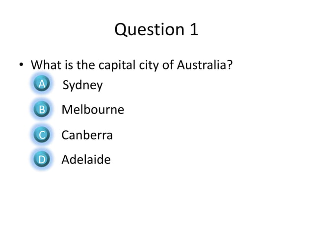 Multiple choice games | PPT