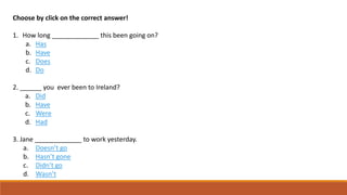 Multiple choice mid term task | PPTX