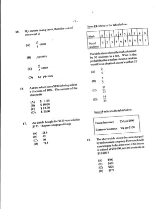 Multiple choice one | PDF