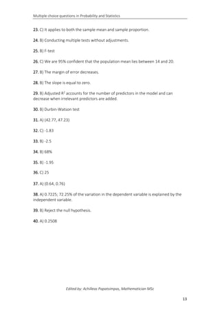 Multiple choice questions in Probability and Statistics.pdf