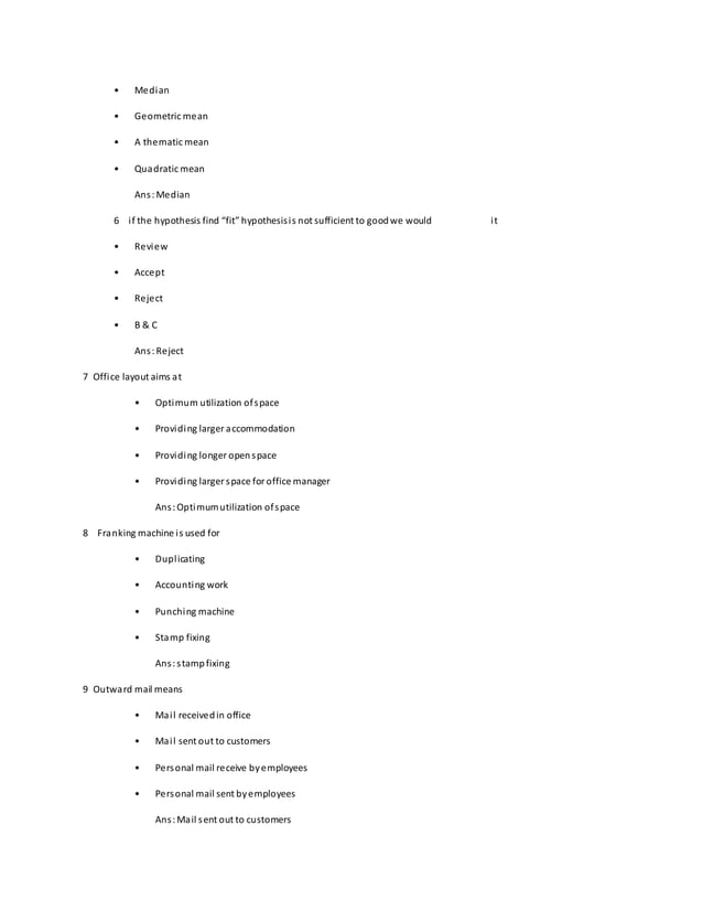 Multiple choice questions 50 | PDF