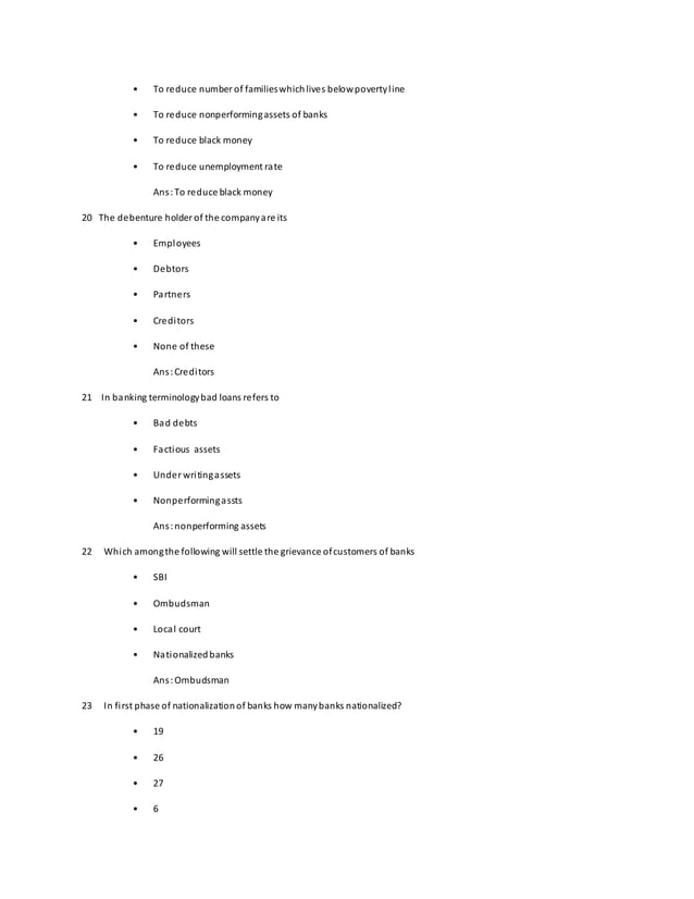 Multiple choice questions 50 | PDF