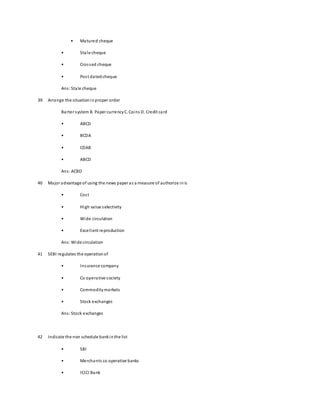 Multiple choice questions 50 | PDF