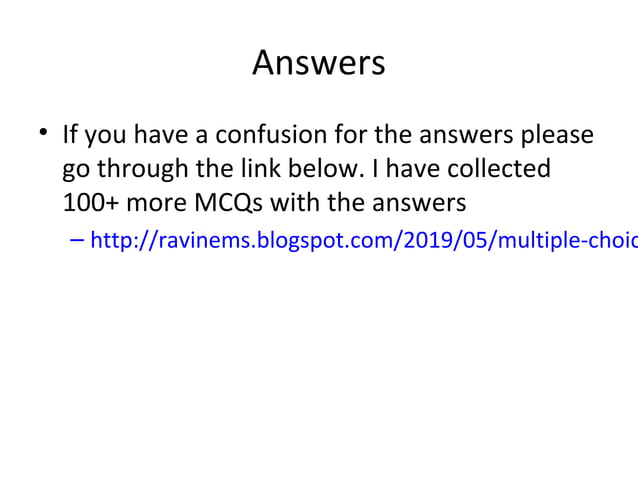 Multiple Choice Questions (MCQs) for Masters of Optometry Entrance ...