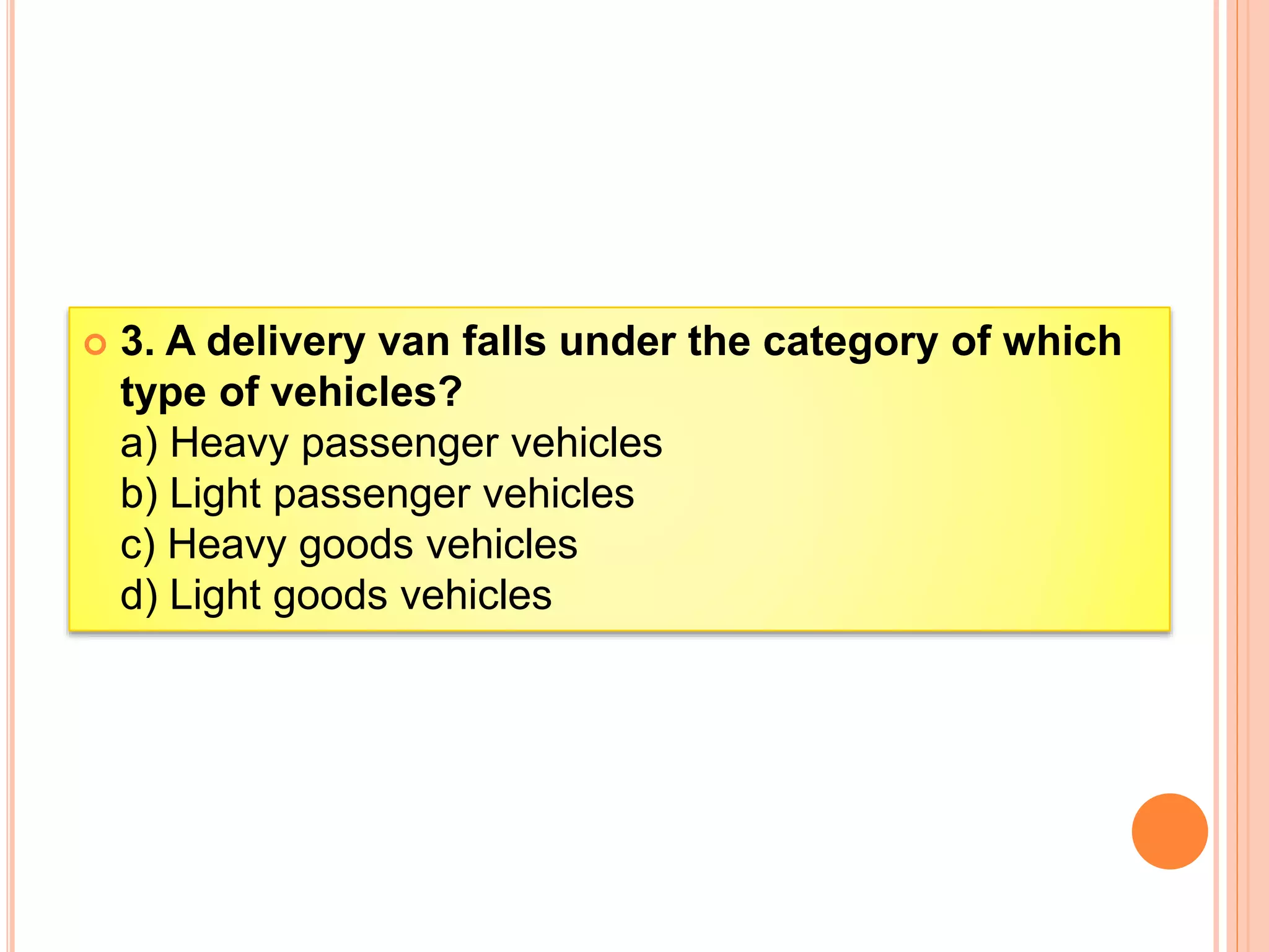 Multiple choice questions Subject -Automobile Engineering | PPTX