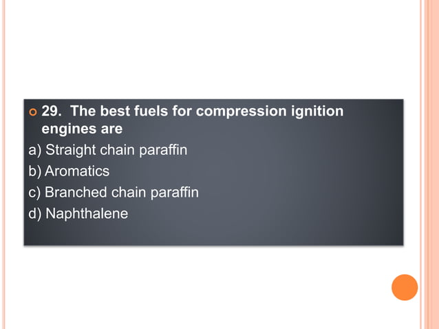 Multiple choice questions Subject -Automobile Engineering | PPTX