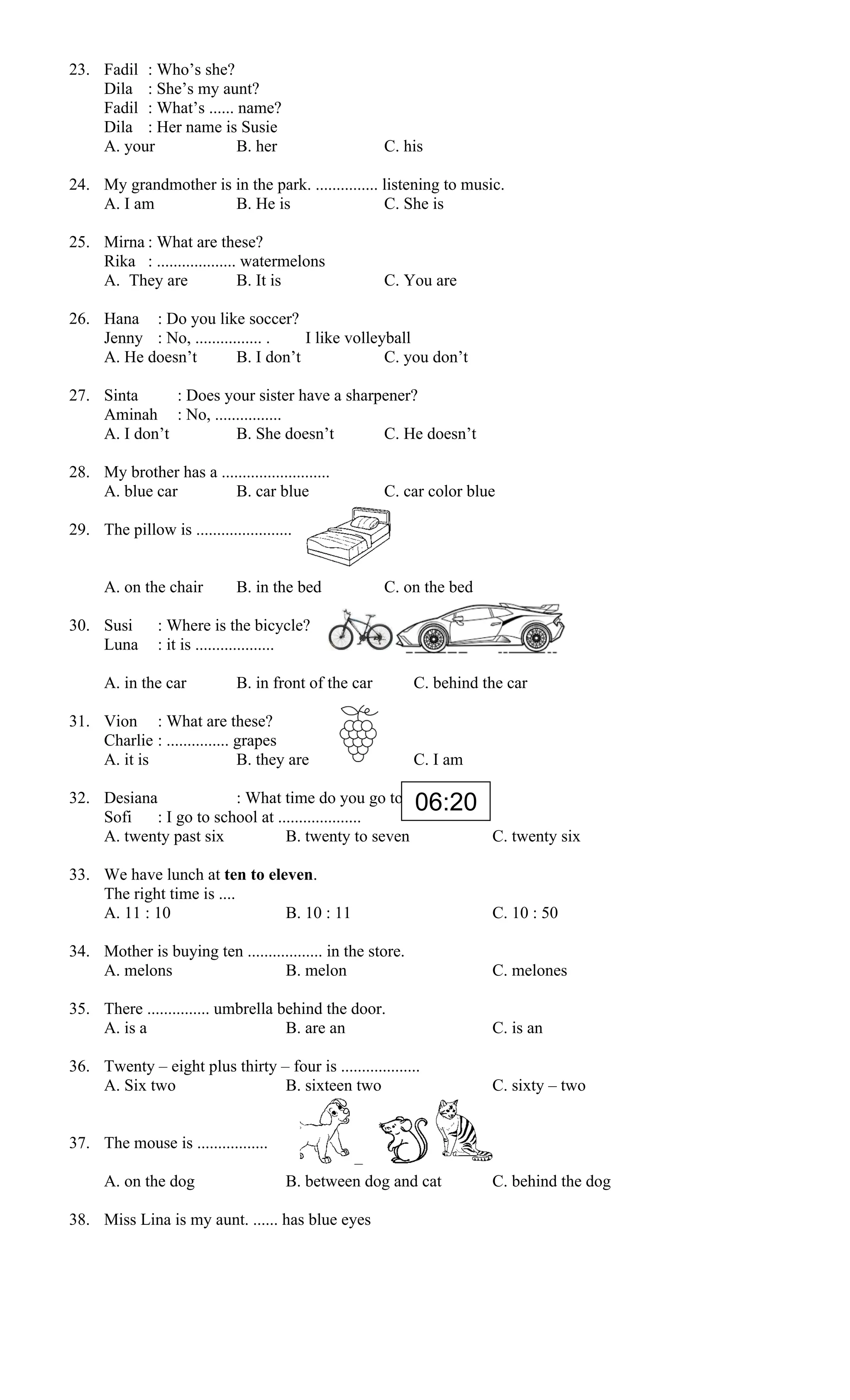 E.english Basic Multiple choice test for beginner.docx