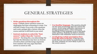 Multiple Choice Tests | PPTX | Standardized Testing | Educational ...