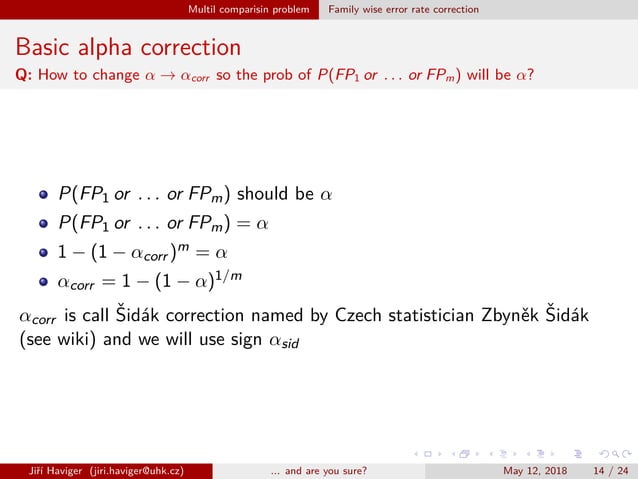 Multiple comparison problem | PDF