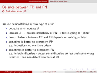 Multiple comparison problem | PDF
