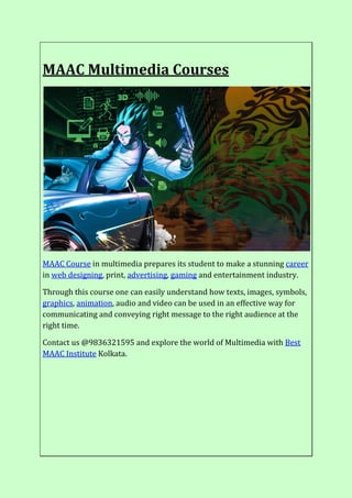 MULTIPLE COMPONENTS OF MULTIMEDIA | PDF