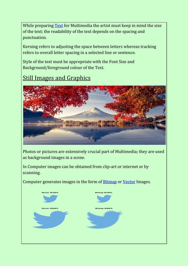 MULTIPLE COMPONENTS OF MULTIMEDIA | PDF | Computer Animation | Computer Software and Applications