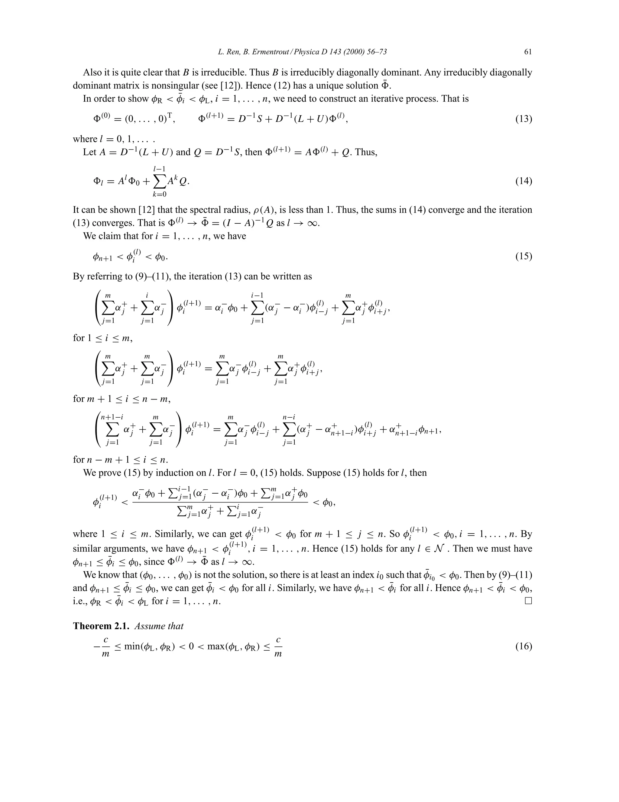 Phase locking in chains of multiple-coupled oscillators | PDF