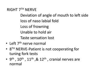 Multiple cranial nerve palsies | PPTX