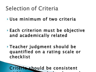 Multiple Criteria Power Point | PPT
