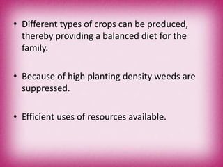 Multiple cropping systems | PPTX