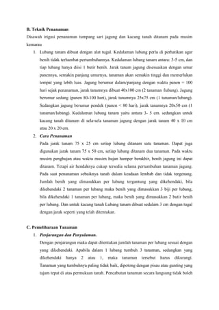 Multiple cropping dalam koridor sistem pertanian terpadu berkelanjutan ...