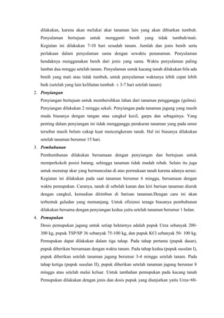 Multiple cropping dalam koridor sistem pertanian terpadu berkelanjutan ...