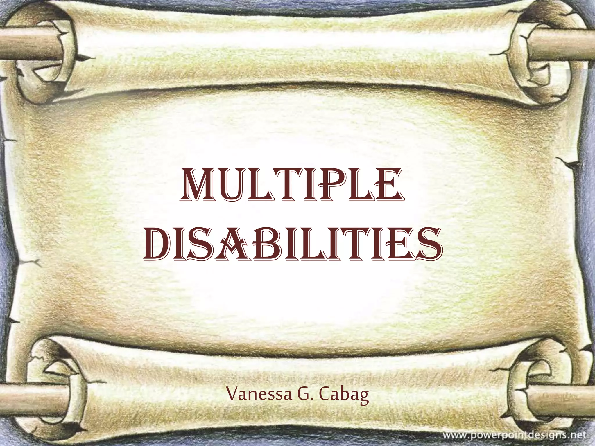 Multiple disabilities | PPTX