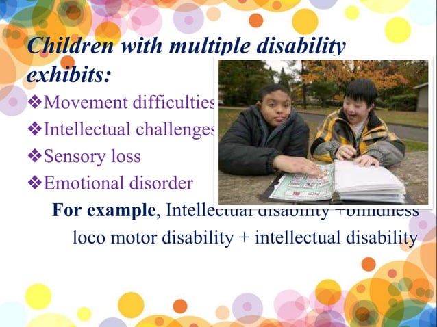 Multiple disability | PPTX | Pregnancy | Reproductive Health