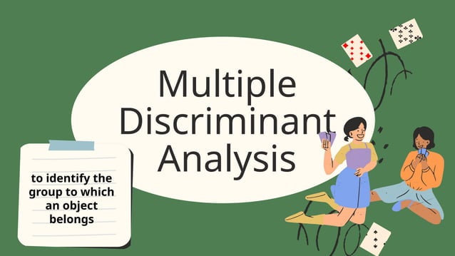 multiple discriminant analysis-logistic regression.pptx | Personal Finance