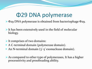 Multiple displacement amplification | PPTX