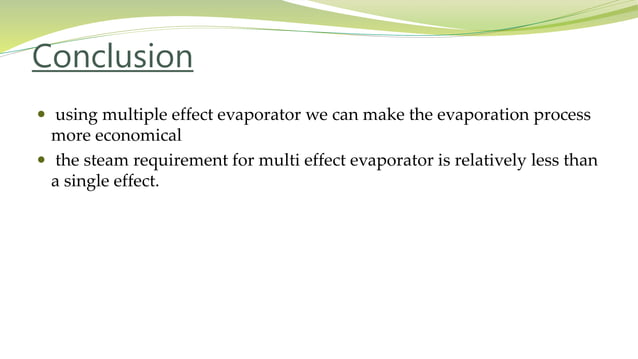 Multiple effect evaporator | PPTX | Chemistry | Science