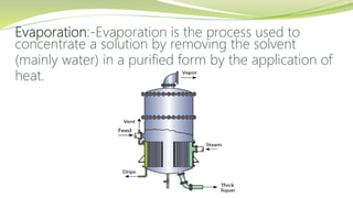 Multiple effect evaporator | PPTX