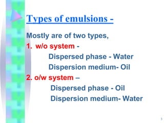 Multiple emulsion | PPTX