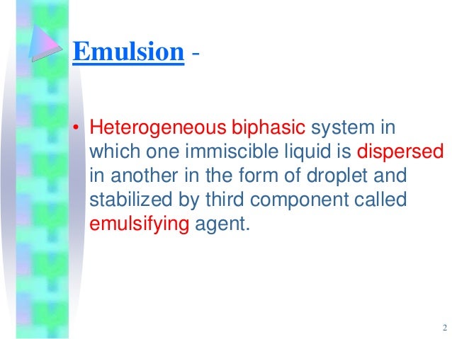 Multiple emulsion