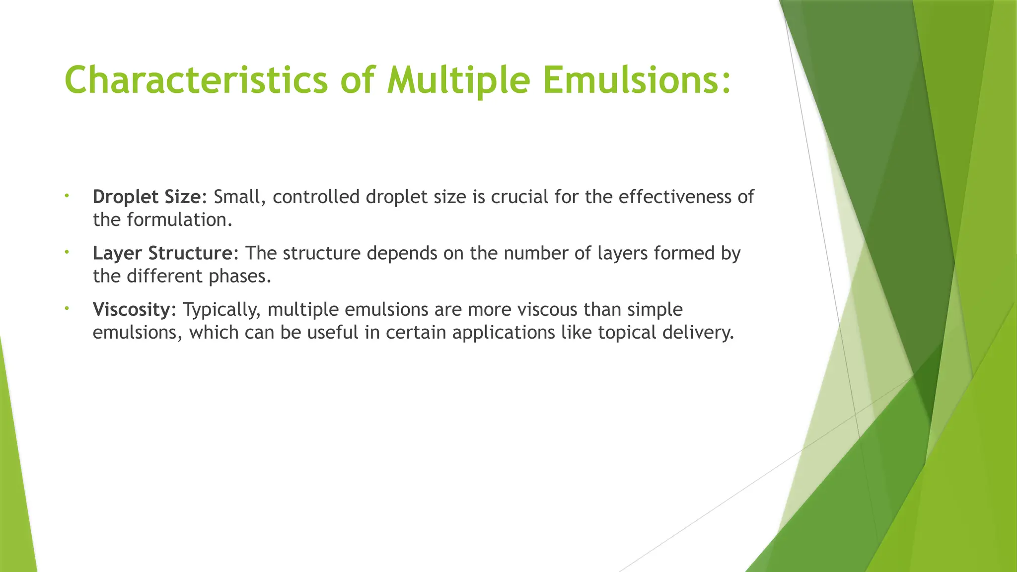 Multiple emulsions- Formulation and applications.pptx