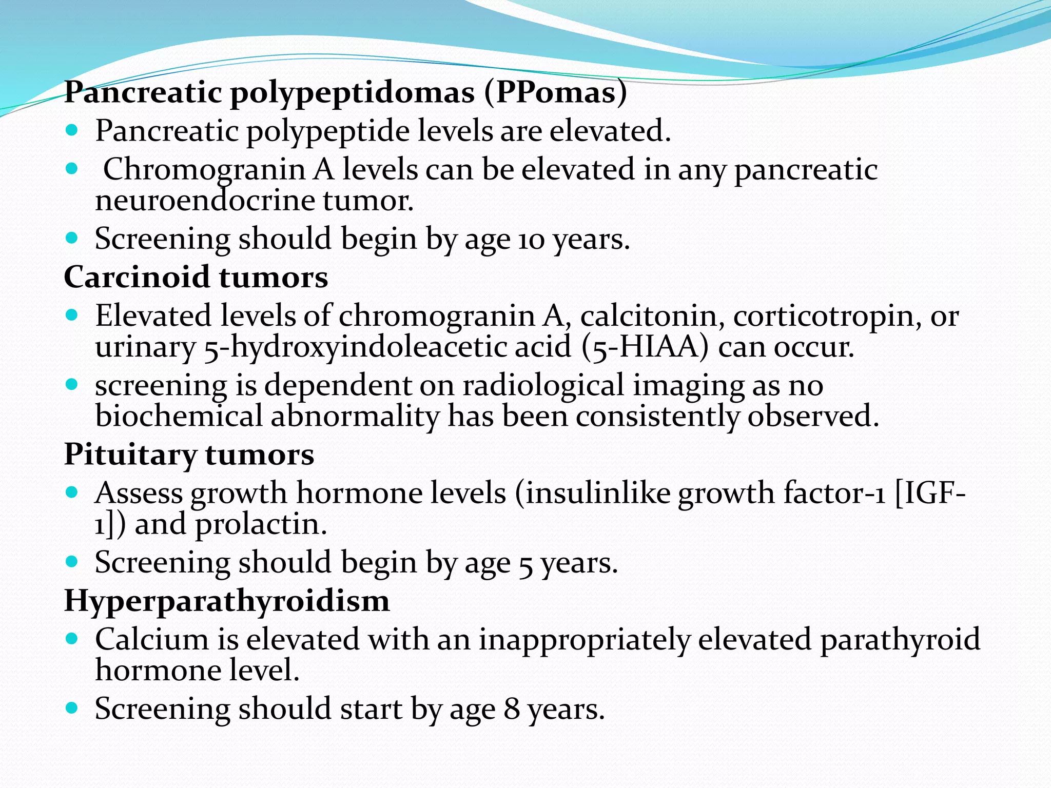 Multiple endocrine neoplasia (men) syndromes | PPTX