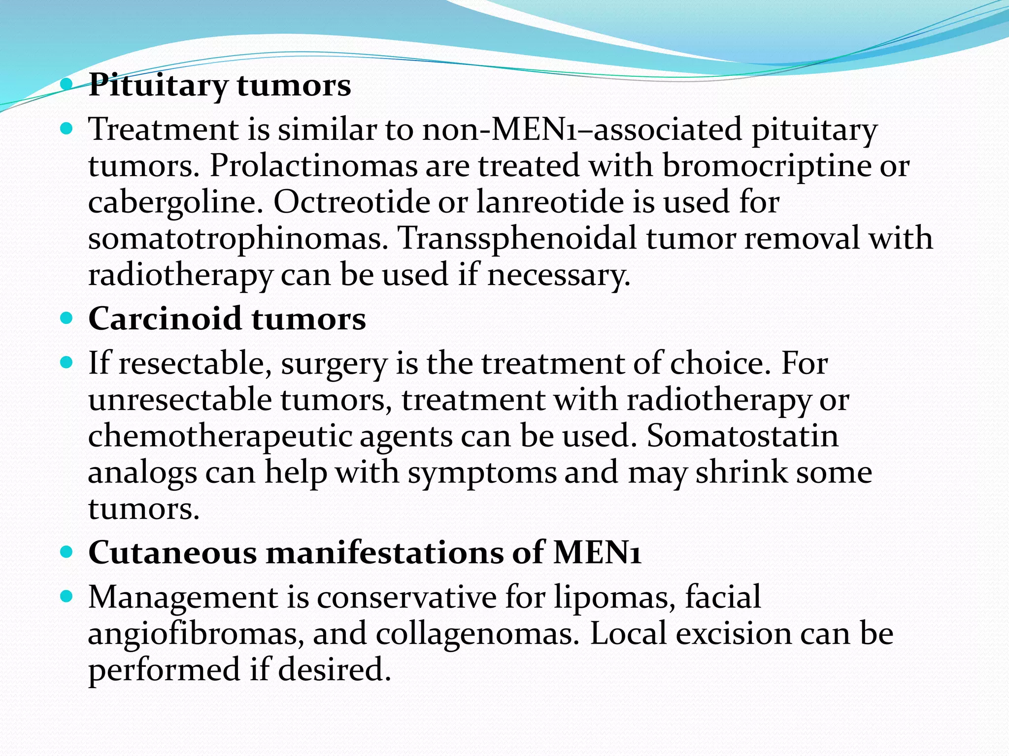 Multiple endocrine neoplasia (men) syndromes | PPTX