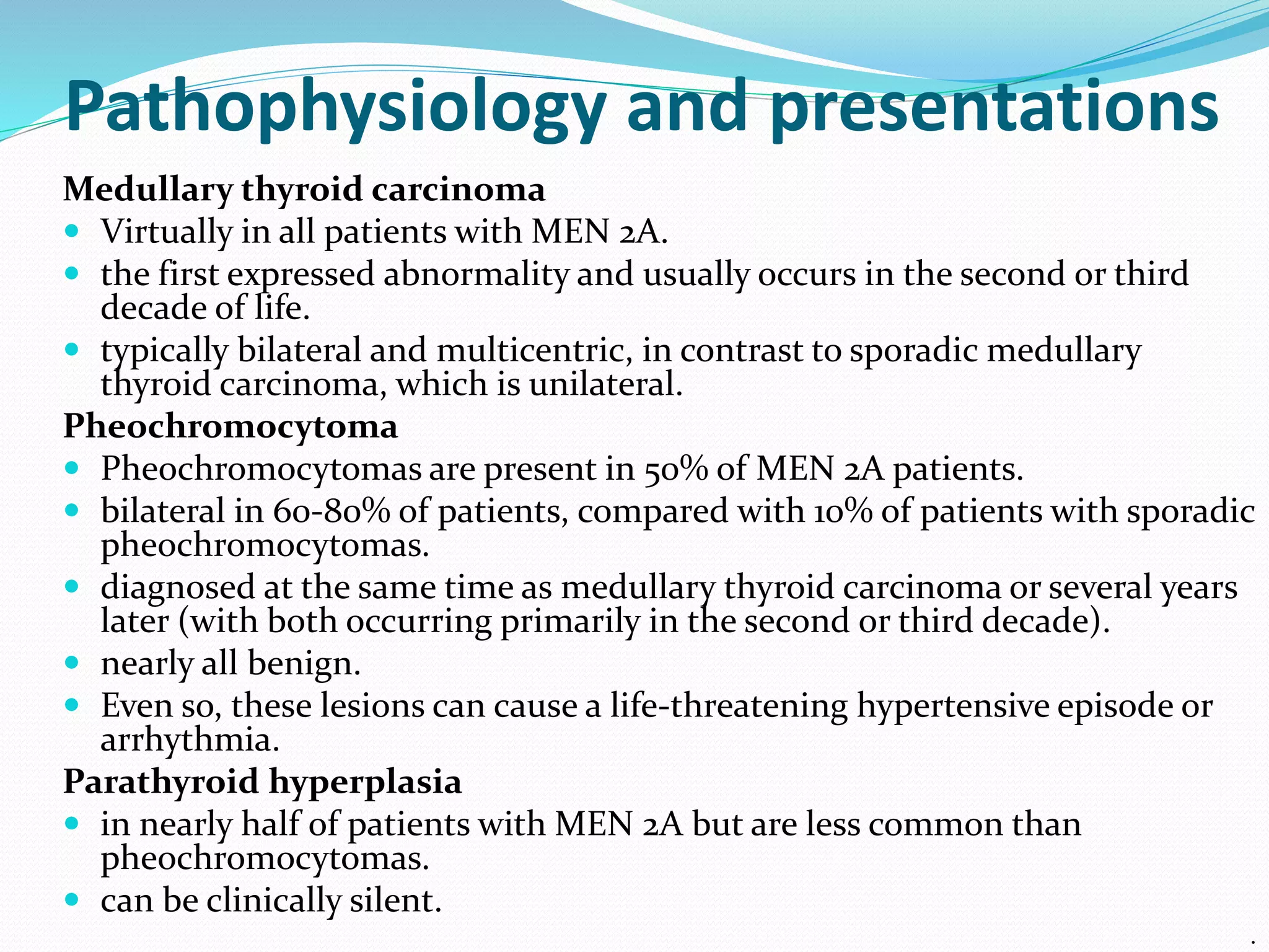 Multiple endocrine neoplasia (men) syndromes | PPTX