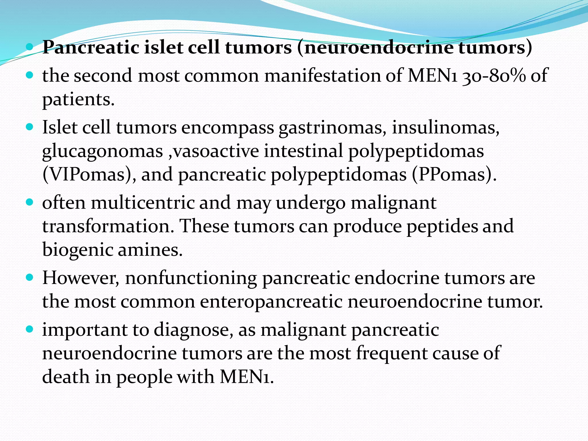 Multiple endocrine neoplasia (men) syndromes | PPTX