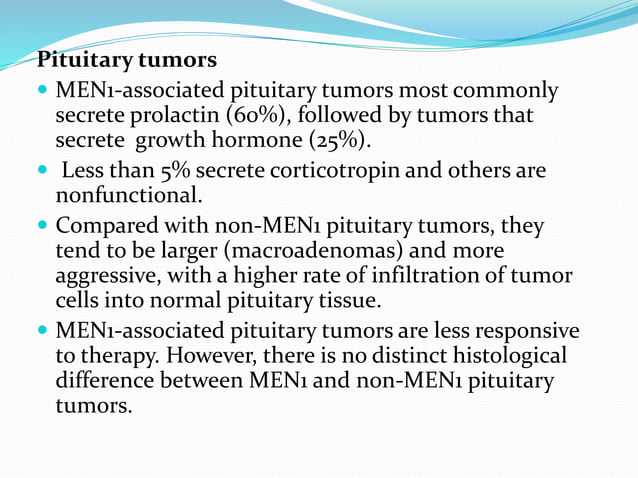 Multiple endocrine neoplasia (men) syndromes | PPTX | Endocrine and ...