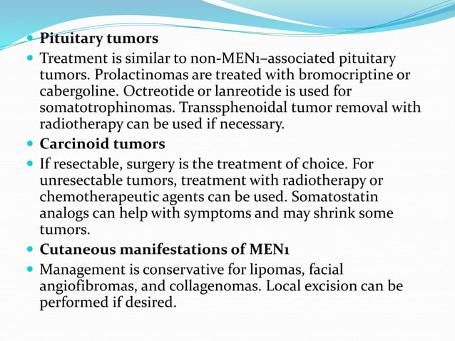 Multiple endocrine neoplasia (men) syndromes | PPTX | Endocrine and ...