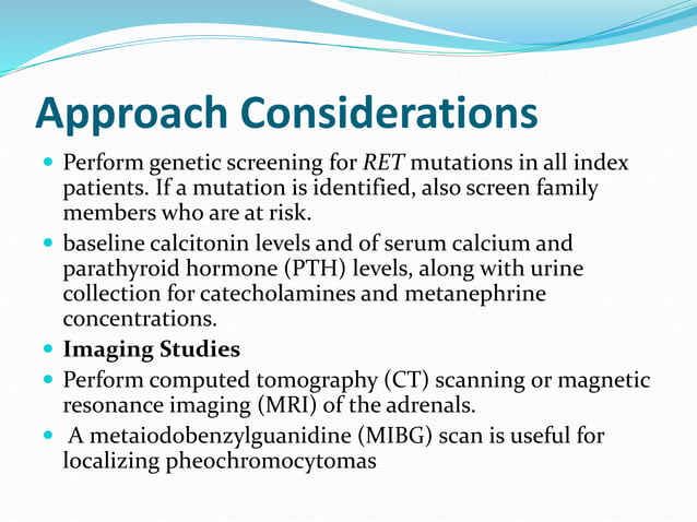 Multiple endocrine neoplasia (men) syndromes | PPTX | Endocrine and ...