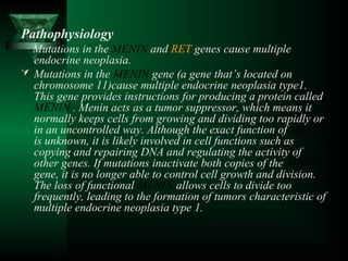 Multiple endocrine neoplasia syndromes 1 | PPT