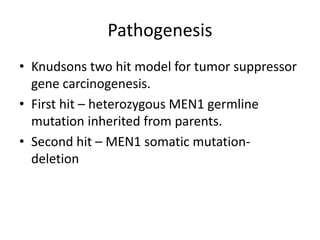 Multiple endocrine neoplasia type 1 | PPTX